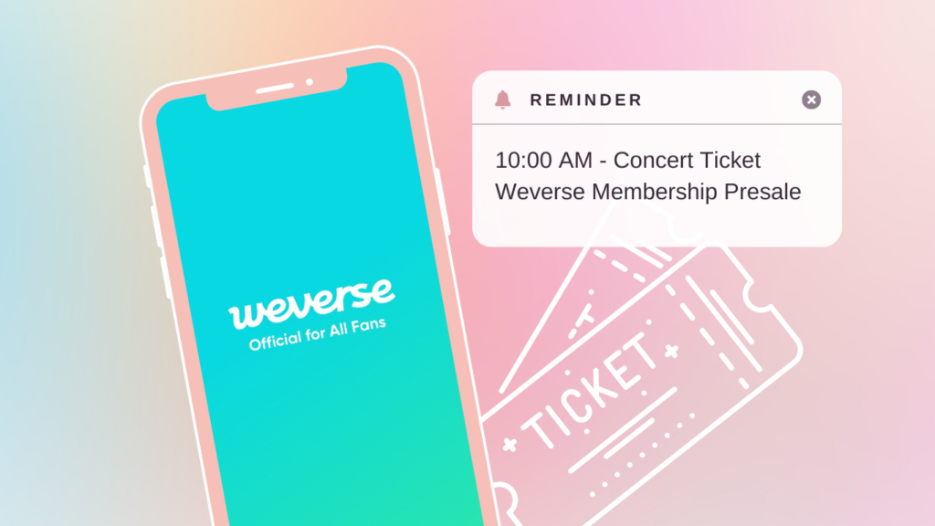 How to Register in Weverse Presale for Concert Tickets?